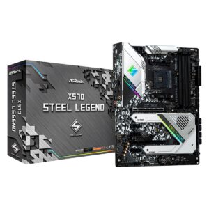 asrock x570 steel legend wifi ax am4 amd x570 sata 6gb/s atx amd motherboard