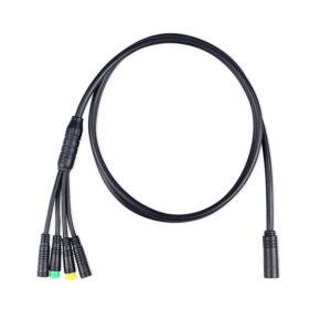 Waterproof 1T4 EB-Bus Cable Harness for Bafang BBS BBS01 BBS02 BBSHD Mid Motor Display Brake Lever Thumb Throttle Connector