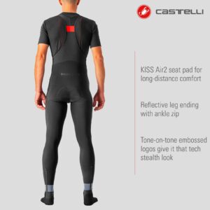 Castelli Men's Tutto Nano Bibtight for Road and Gravel Biking I Cycling - Black - Large