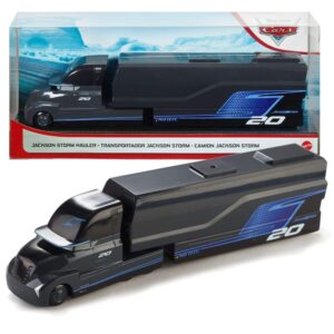 disney pixar cars 1:55 scale jackson storm hauler transporter truck