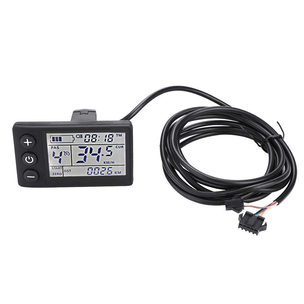 Motor Controller Kit, 36V/48V 1500W Brushless Motor Speed Controller LCD Panel Kit for Electric Bike