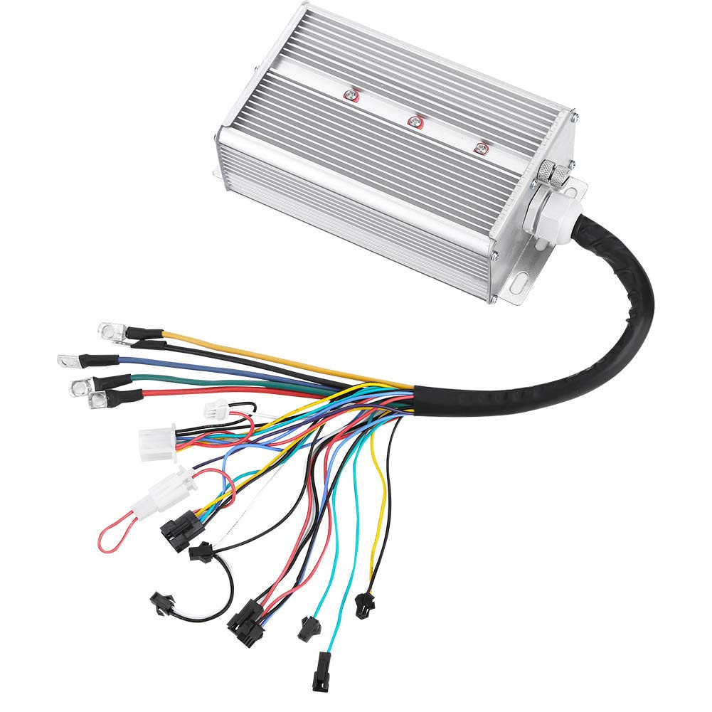 Motor Controller Kit, 36V/48V 1500W Brushless Motor Speed Controller LCD Panel Kit for Electric Bike