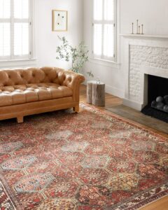 loloi ii loren spice/multi 2'-6" x 7'-6" runner rug