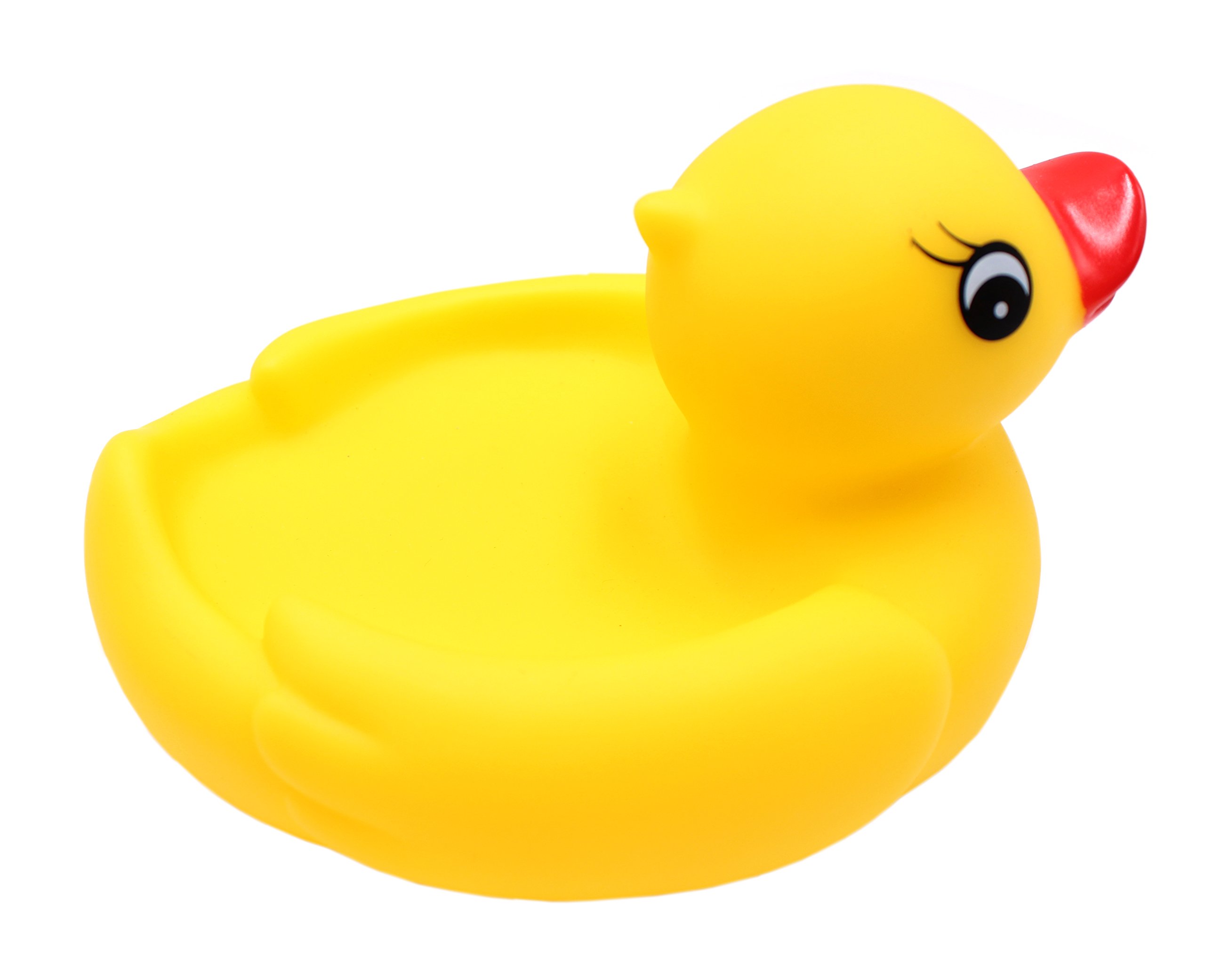 DOPHYRANIX Floating Rubber Duckies Bath Play 5 Pieces Set - Includes 1 Jumbo Mama Ducky and 4 Baby Ducks - Fun Water Tub Playing Kits(4 Colors)