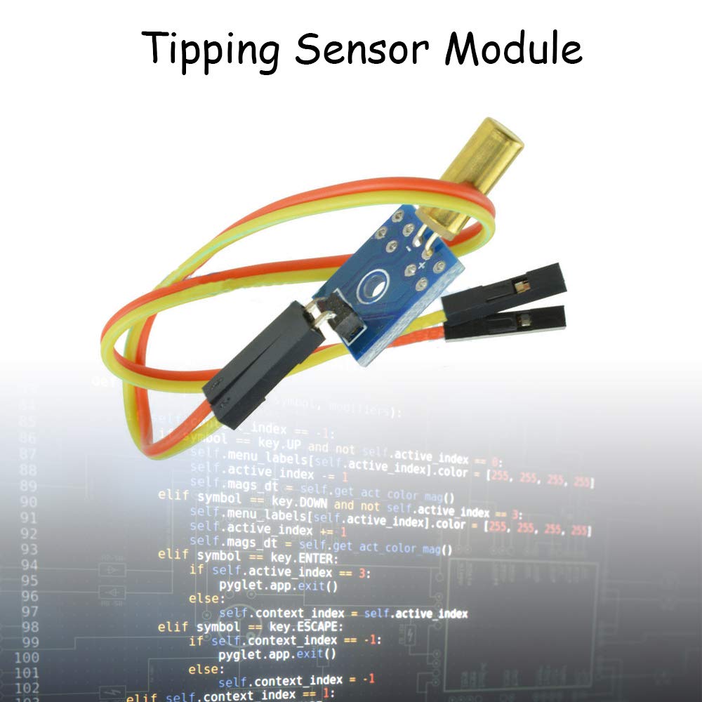 Comimark 4PCS Tilt Sensor Module Vibration Sensor for Arduino STM32 AVR Raspberry Pi