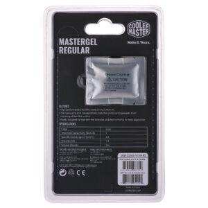 Cooler Master New Edition MasterGel Regular High Performance Thermal Paste w/ Exclusive Flat-Nozzle Syringe Design for CPU and GPU