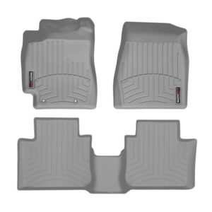 WeatherTech Custom Fit FloorLiners for Toyota Camry - 1st & 2nd Row (46051-1-3), Grey