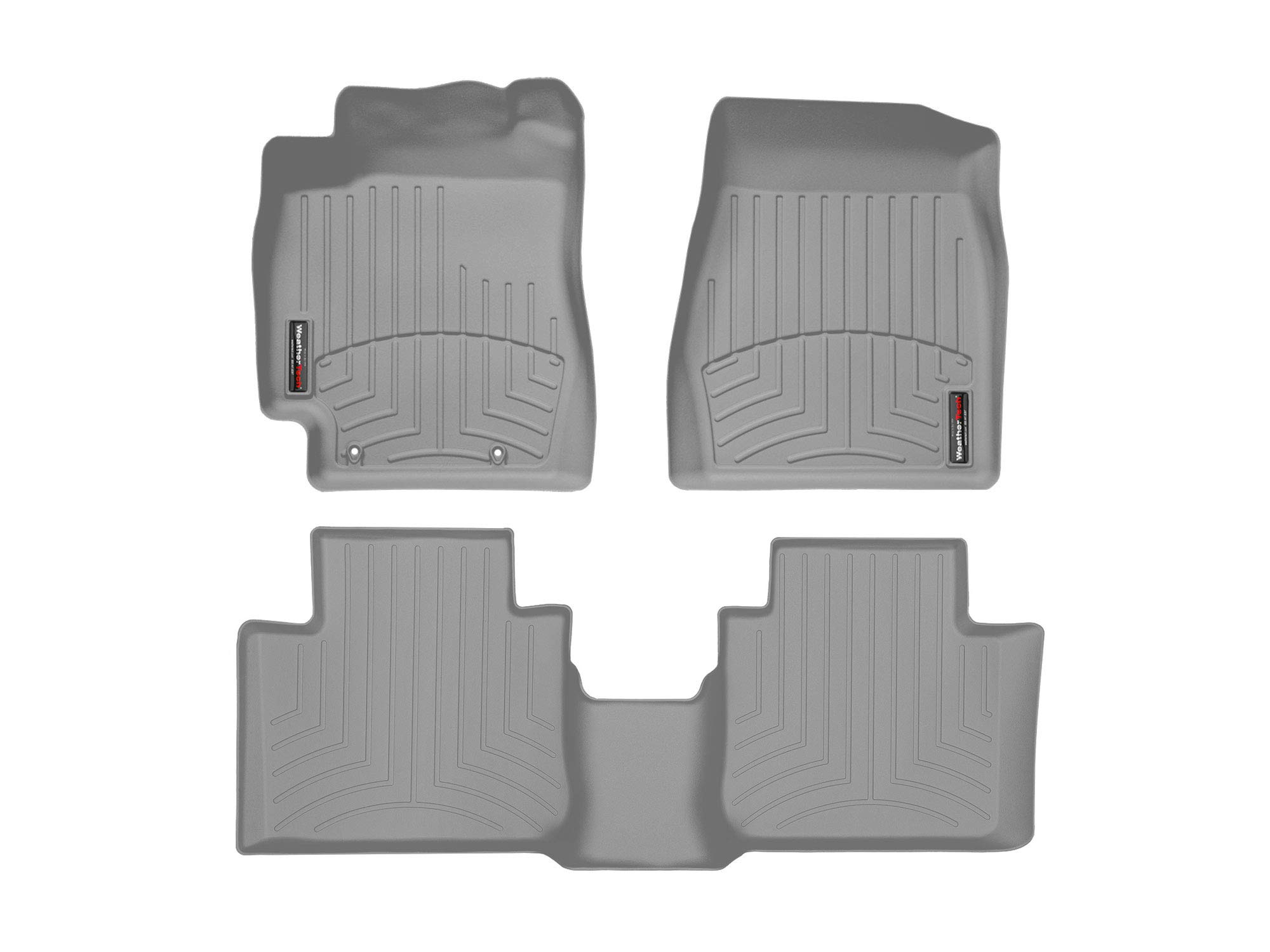 WeatherTech Custom Fit FloorLiners for Toyota Camry - 1st & 2nd Row (46051-1-3), Grey