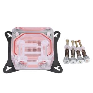 gpu water block, computer universal water cooling block, gpu waterblock copper base pom cover with waterway, acrylic water cooling system parts radiator clear kits for diy pc