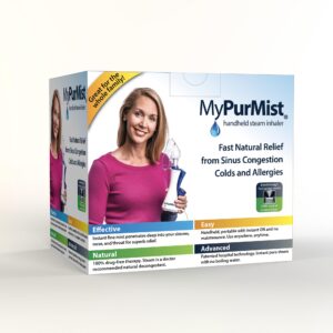 mypurmist New Classic Handheld Personal Steam Inhaler, Vaporizer and Humidifier (Plug-in)