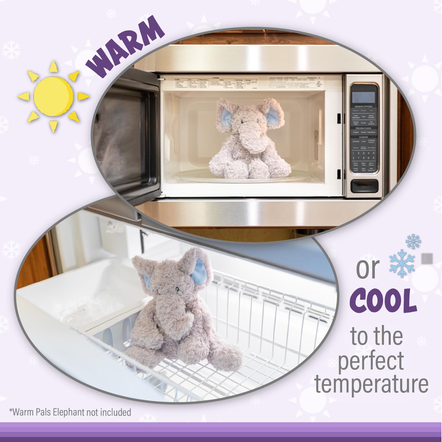 Warm Pals - Princess Pink Unicorn - 1.5lbs - Cozy Microwavable Lavender Scented Plush Toys - Heated Stuffed Animal - Heatable Coolable Bedtime Comfort Plushie