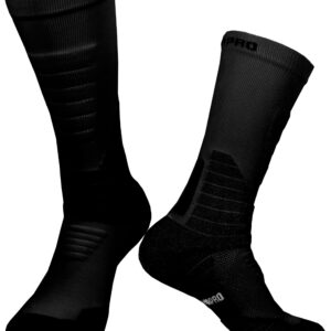 Hiking Work Boot Socks for Men & Women w/Anti-Stress Moisture Wicking Germanium & Coolmax All Season 2 pairs X-Large