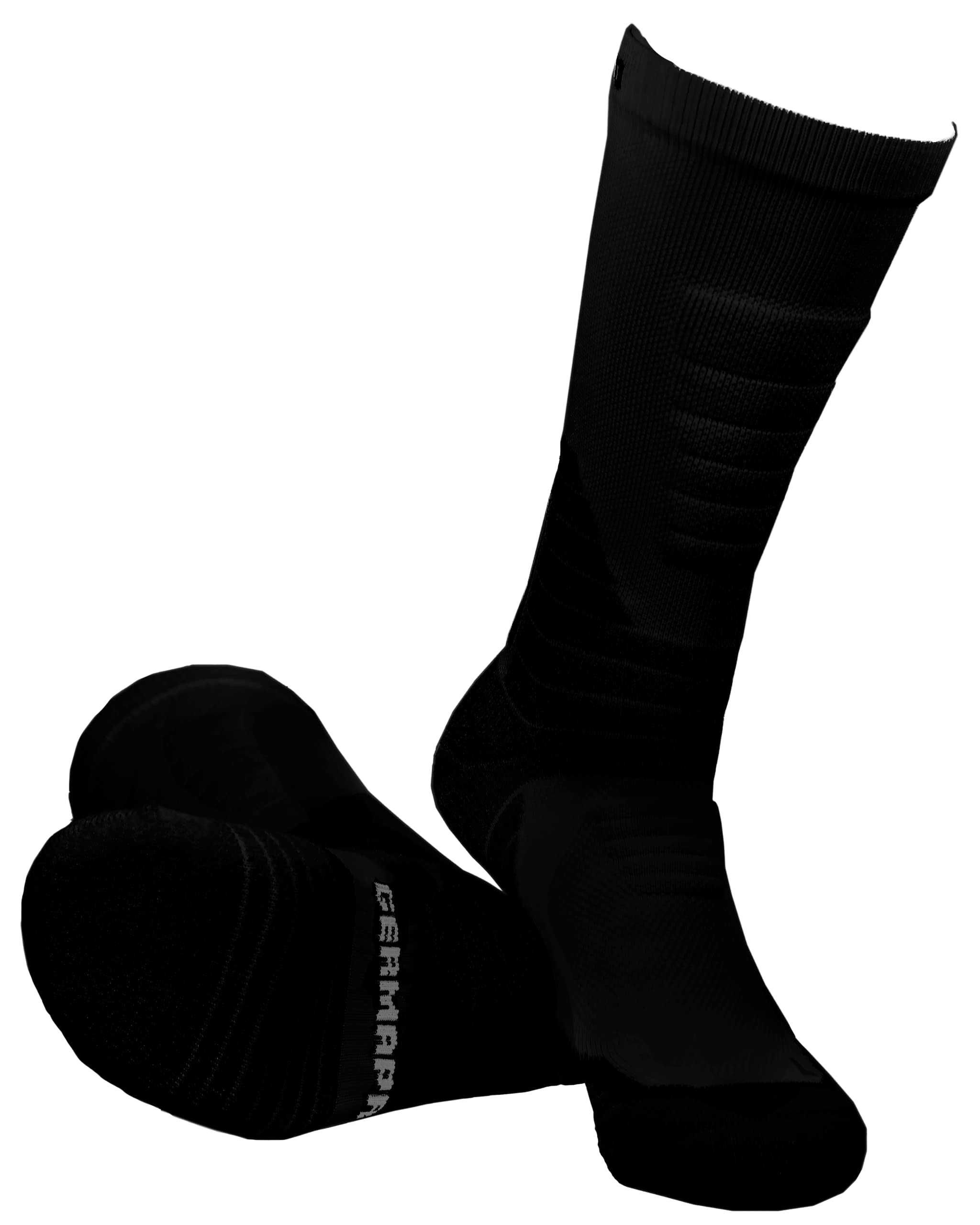 Hiking Work Boot Socks for Men & Women w/Anti-Stress Moisture Wicking Germanium & Coolmax All Season 2 pairs X-Large