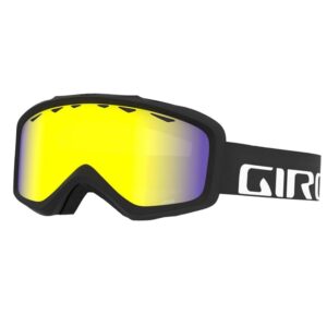 Giro Grade Youth Snow Goggles - Black Wordmark Strap with Yellow Boost Lens (2021)