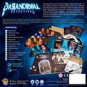 Paranormal Detectives Party Game | Murder Mystery Board Game | Crime Scene Investigation Game for Kids and Adults | Ages 12+ | 2-6 Players | Avg. Playtime 30-150 Minutes | Made by Lucky Duck Games