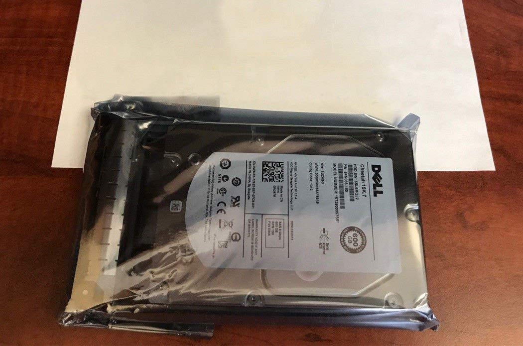 New for Dell 0W347K W347K ST3600057SS 600GB 6G 15K 3.5" SAS Hard Drive W/ Tray (Renewed)