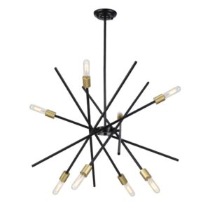 sputnik cedillo 8-light arm adjustable customize size chandelier wrought matte black antique bronze dining room settings or entryways