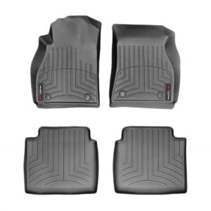 WeatherTech Custom Fit FloorLiners for Buick Lacrosse - 1st & 2nd Row (445901-441442), Black