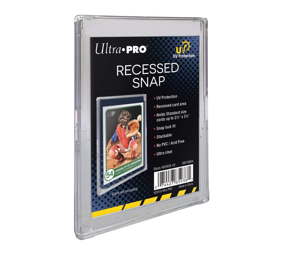 Ultra Pro UV Recessed Snap Card Holder