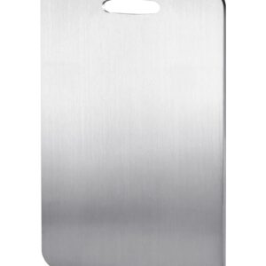 YEAVS Stainless Steel Cutting Board for Kitchen, Heavy Duty Chopping Board(Large,14.2"L x 9.8" W)