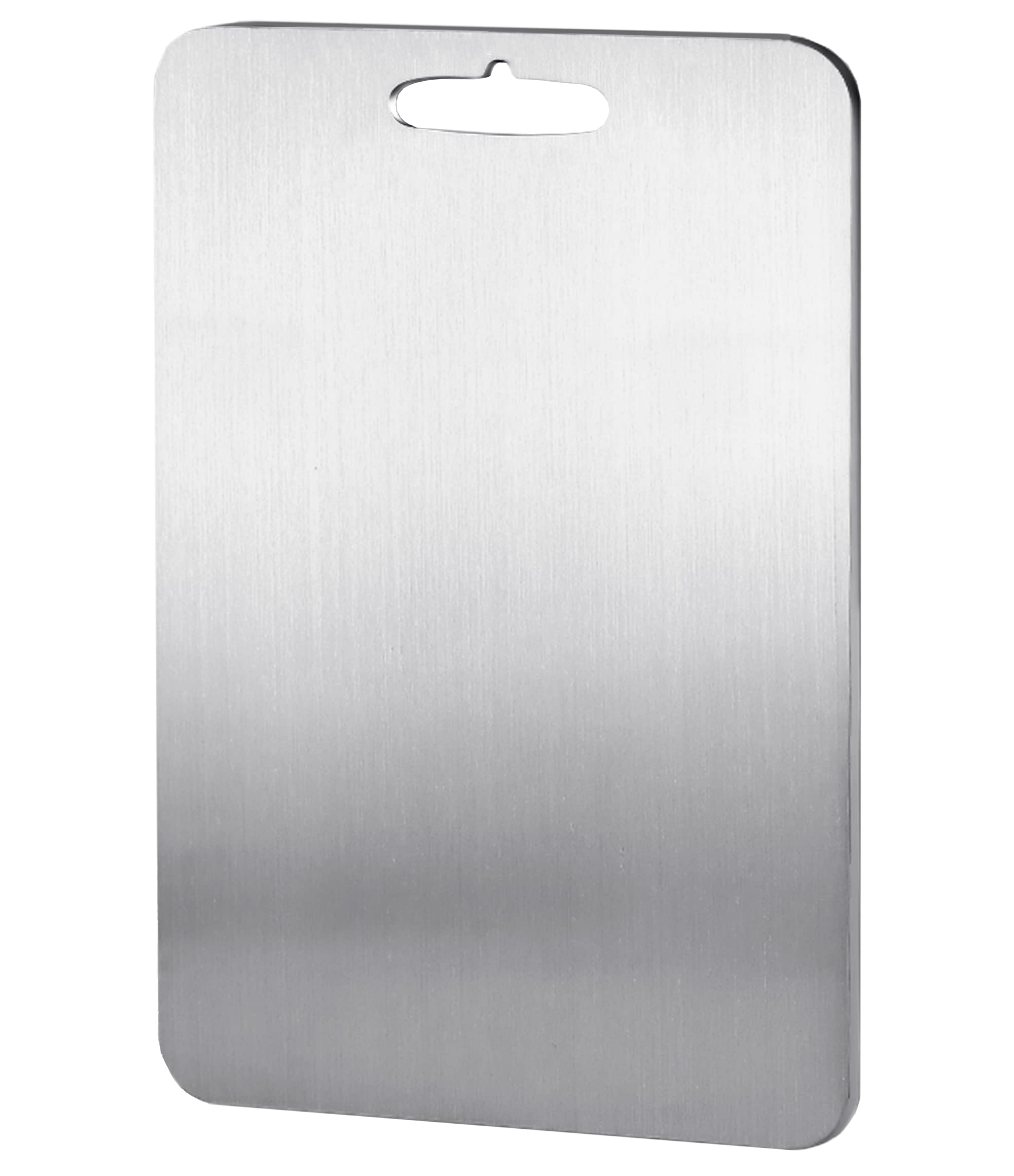 YEAVS Stainless Steel Cutting Board for Kitchen, Heavy Duty Chopping Board(Large,14.2"L x 9.8" W)