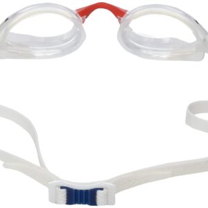 TYR Tracer x Elite Race Goggle- Clear Red Navy, NA