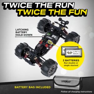 LAEGENDARY Remote Control Car, Hobby Grade RC Car 1:16 Scale Brushless Motor with Two Batteries, 4x4 Off-Road Waterproof RC Truck, Fast RC Cars for Adults, RC Cars, Remote Control Truck