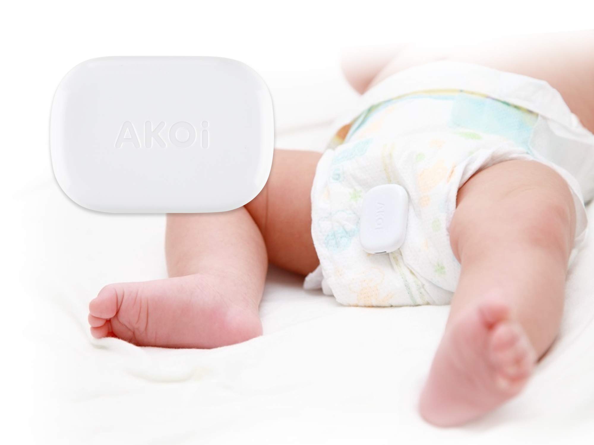 AKOi Heart Real Time Baby Care Alarm System, Baby Monitoring Sensor, Breathing Monitor, Rollover Monitor, Diaper Monitor