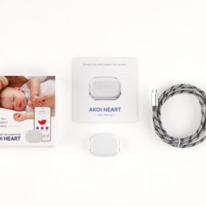 AKOi Heart Real Time Baby Care Alarm System, Baby Monitoring Sensor, Breathing Monitor, Rollover Monitor, Diaper Monitor