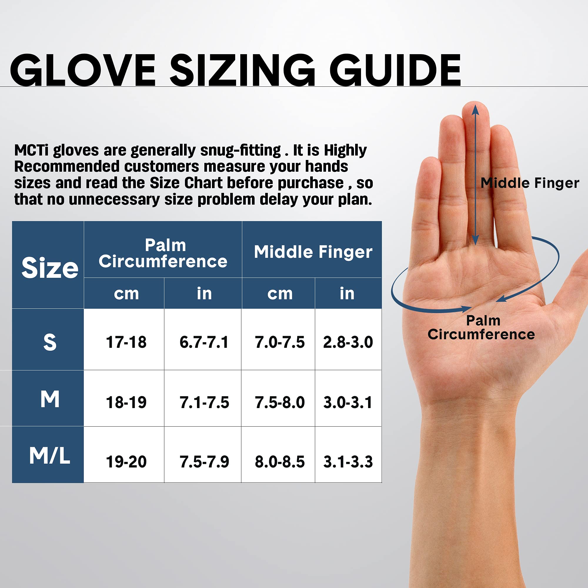 MCTi Glove Liner Touch Screen Lightweight for Winter Running Texting