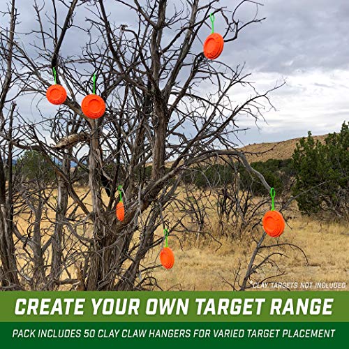 GoSports Outdoors Clay Target Holders - Choose Between Clay Claw Hangers or Clay Caddy In Ground Stakes, Versatile Target Holders for Shooting Practice