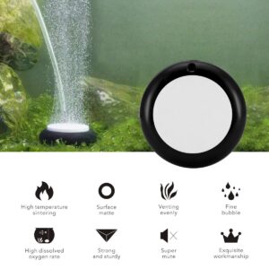 hygger Aquarium Air Stone, Bubble Stone Fish Tank Oxygen Stone Ultra Silent Deep Dissolving Oxygen Diffuser Kit for Aquarium Fish Tank and Hydroponic