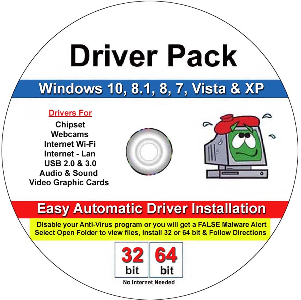 9th & Vine DVD Compatible With Windows 10 Home 32-64 bit & 2019 Drivers Combo. Install To Factory Fresh, Recover, Repair and Restore Boot Disc. Fix PC