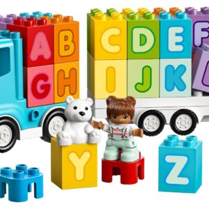 LEGO DUPLO My First Alphabet Truck 10915 ABC Letters Learning Toy for Toddlers, Fun Kids’ Educational Building Toy (36 Pieces)