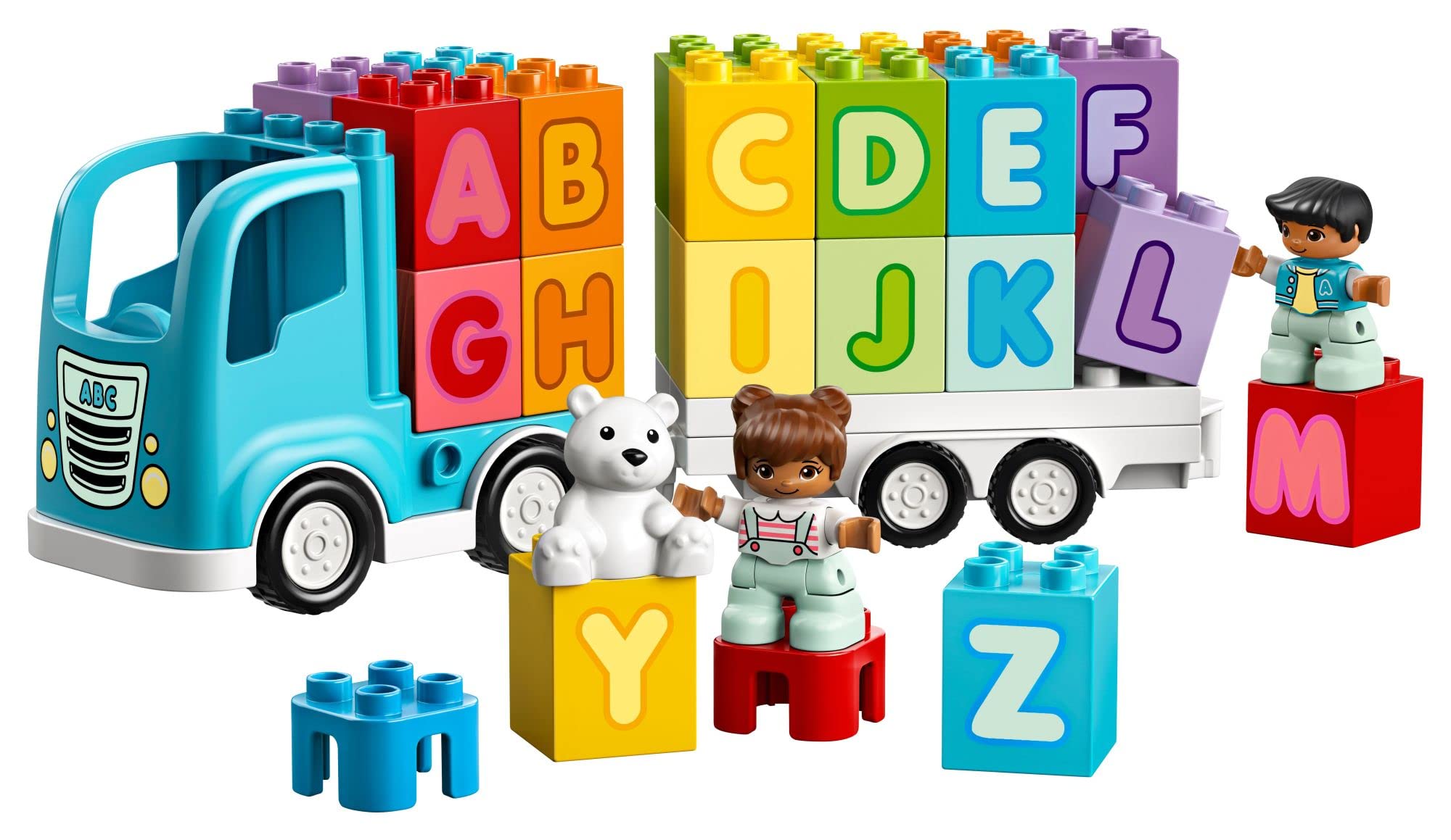 LEGO DUPLO My First Alphabet Truck 10915 ABC Letters Learning Toy for Toddlers, Fun Kids’ Educational Building Toy (36 Pieces)