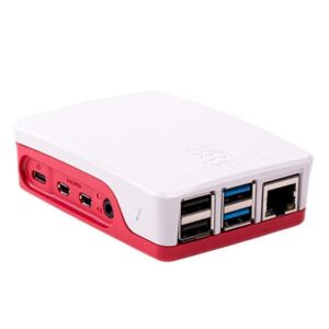 raspberry pi 4 case - red/white