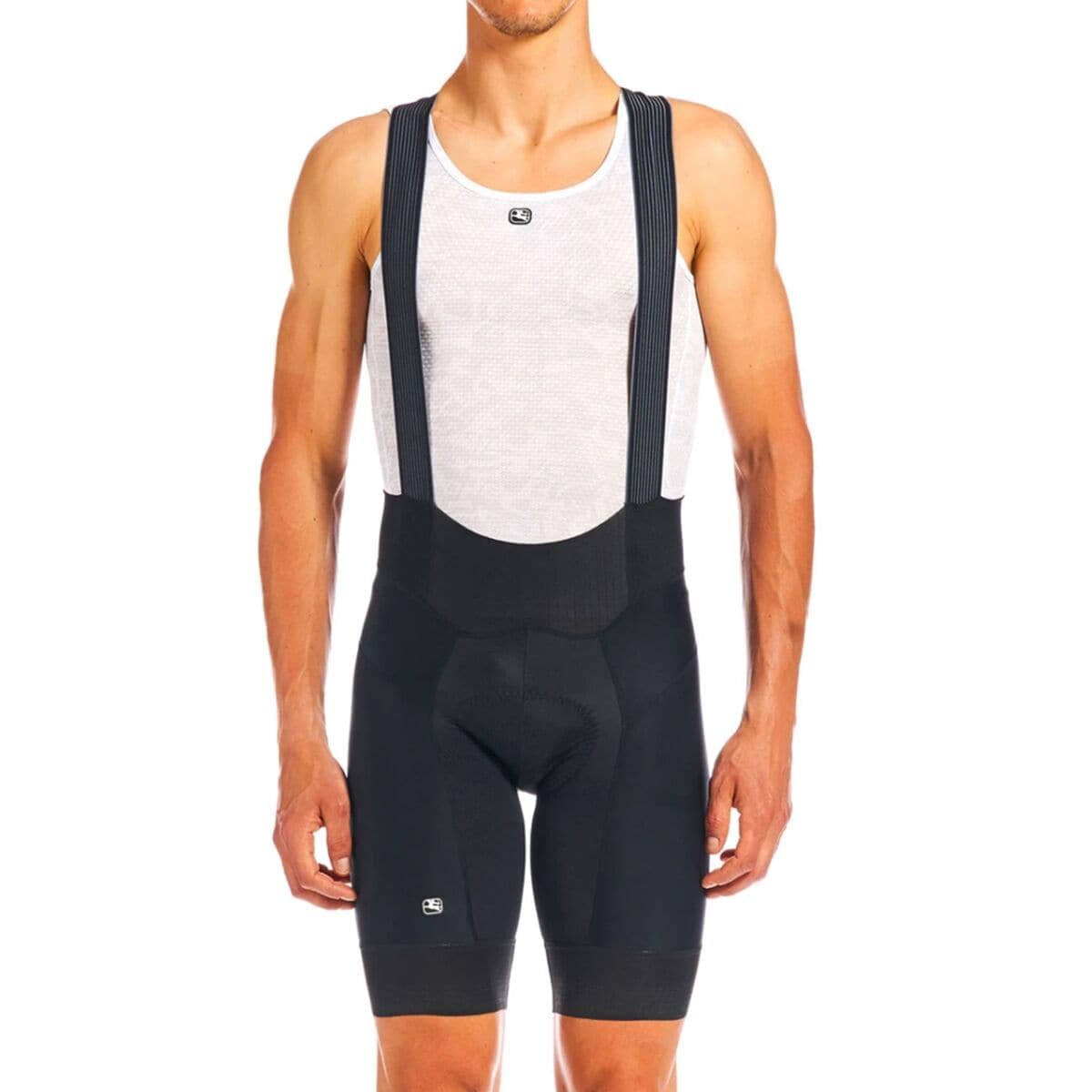 Giordana Men's FR-C Pro Cycling Bib Shorts, 5cm Shorter Length, Black, L