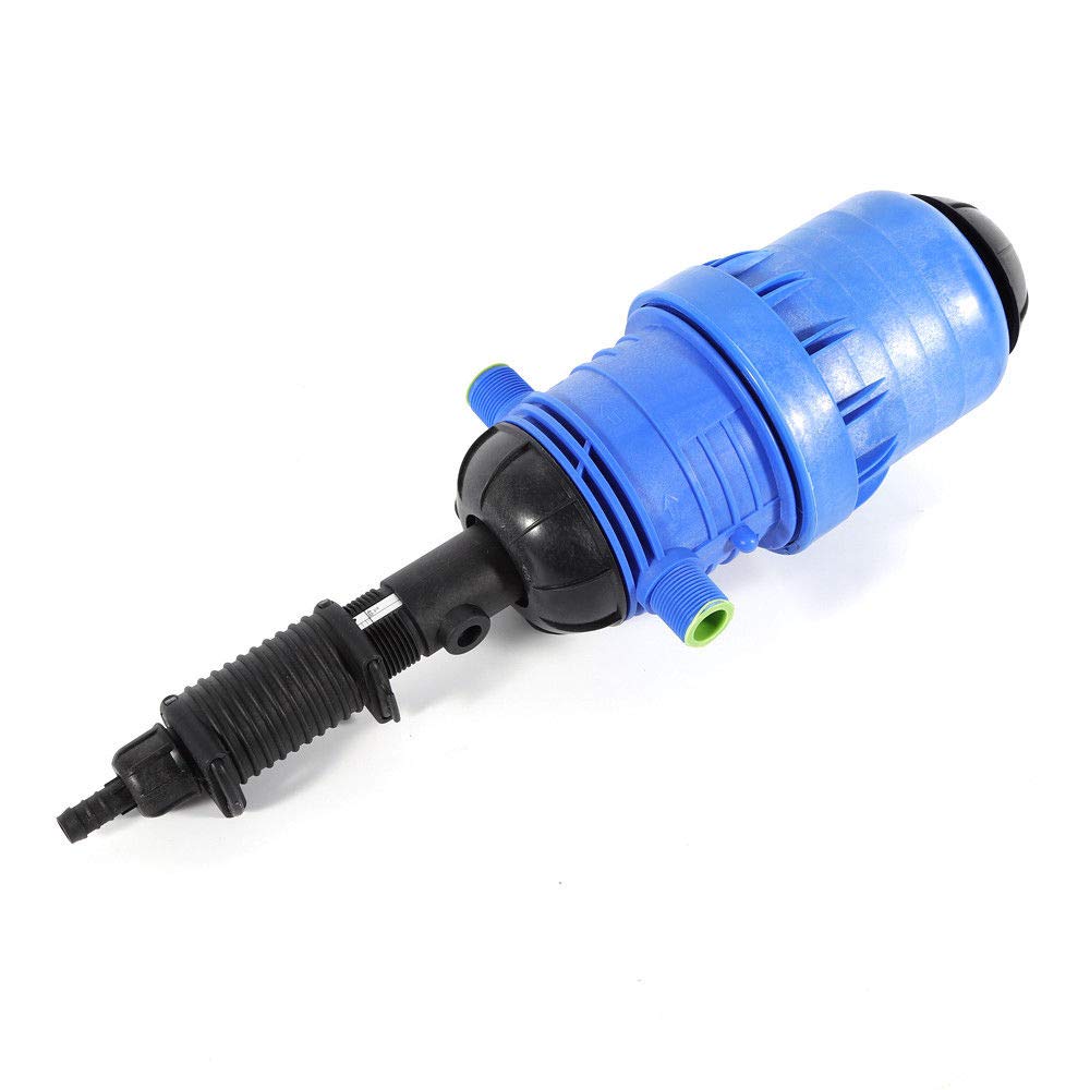 Gdrasuya 0.4%-4% 4℃-30℃ Tube Automatic Proportioner 25mm Fertilizer Injector Dispenser Water-Driven Chemical Liquid Doser Dispenser 20-2500L/H for Industry Garden Hose Livestock