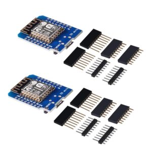 wlan wifi internet development board d1 mini nodemcu lua 4m bytes development module base on esp8266 esp-12f for arduino compatible with wemos d1 mini (2pcs)