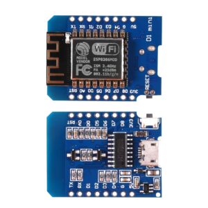 WLAN WiFi Internet Development Board D1 Mini NodeMcu Lua 4M Bytes Development Module Base on ESP8266 ESP-12F for Arduino Compatible with WeMos D1 Mini (2PCS)