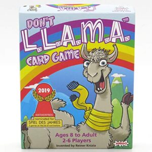 amigo don't l.l.a.m.a. llama-themed family card game, by famed designer reiner knizia!