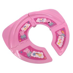 ginsey peppa pig travel/folding potty seat, pink