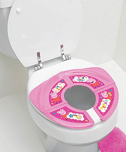 Ginsey Peppa Pig Travel/Folding Potty Seat, Pink