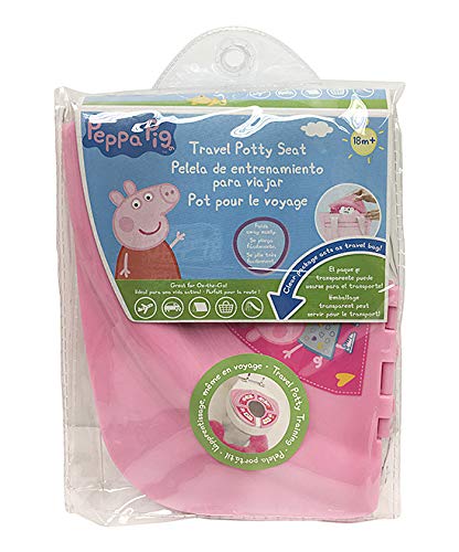 Ginsey Peppa Pig Travel/Folding Potty Seat, Pink