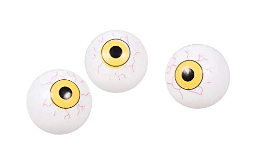 Greenbrier Eyeball ping Pong Balls for Halloween or Table Tennis, 2 Colors, 24 PCS Total