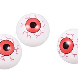 Greenbrier Eyeball ping Pong Balls for Halloween or Table Tennis, 2 Colors, 24 PCS Total