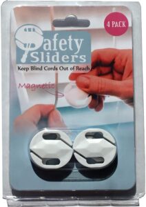 blind cord safety slider (4 pack) - no holes or adhesive on walls- no winding/unwinding cords