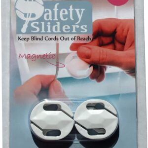 Blind Cord Safety Slider (4 Pack) - No Holes or Adhesive on Walls- No Winding/Unwinding Cords