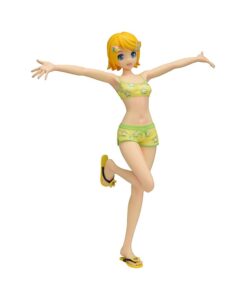 sega project diva arcade future tone kagamine rin super premium action figure miracle star resort, 8.2