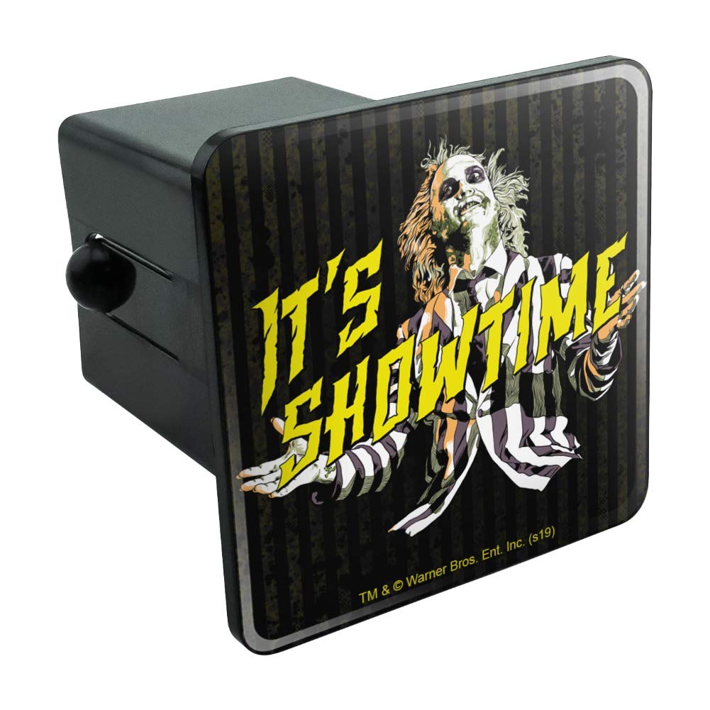 Beetlejuice It's Showtime Tow Trailer Hitch Cover Plug Insert